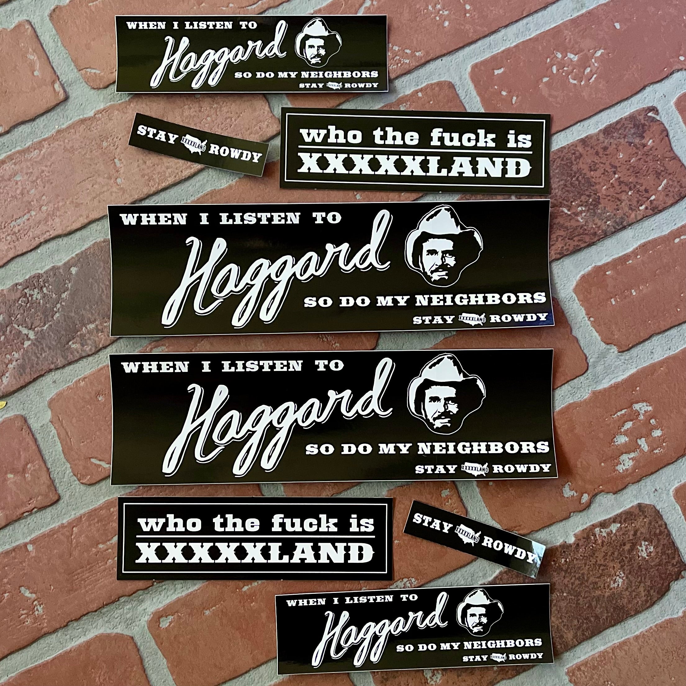 Haggard Sticker Pack – Stay Rowdy USA | XXXXXLAND